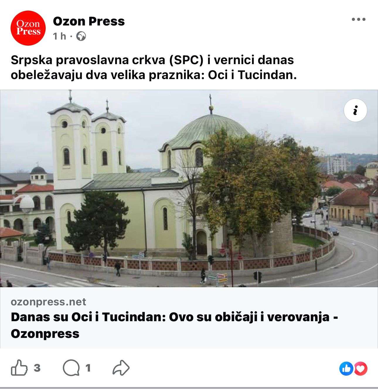 GLAS ZAPADNE SRBIJE - Stojan Marković pomerio Tucindan da li je crkva ...